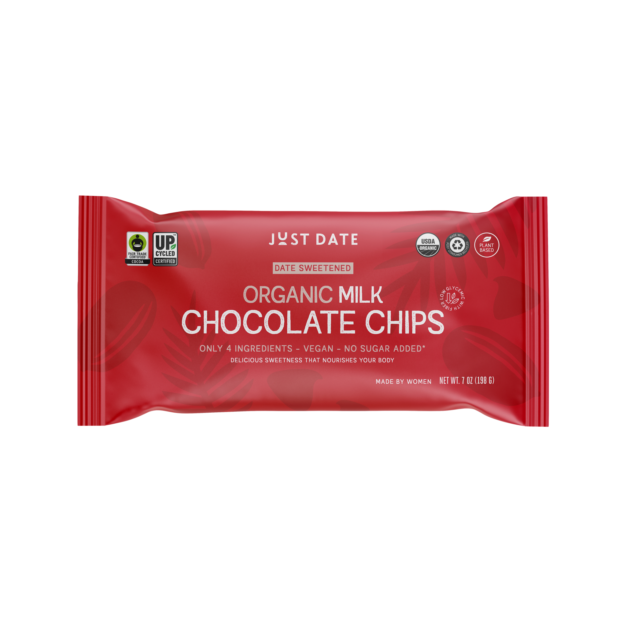 Organic Milk Chocolate Chips | date sweetened chocolates